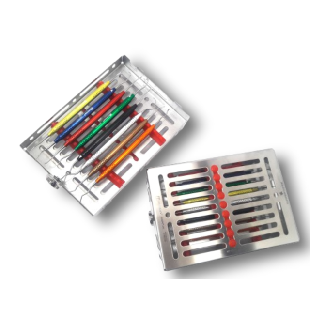 Kit De 8 Curetas Gracey 625/KIT.AL Medesy - Dentalpack