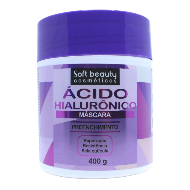 Mascara Preenchedora Ácido Hialuronico Soft Beauty 400g