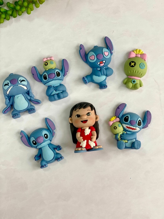 Kit Completo Lilo e Stitch - Moldes 3D para Doces