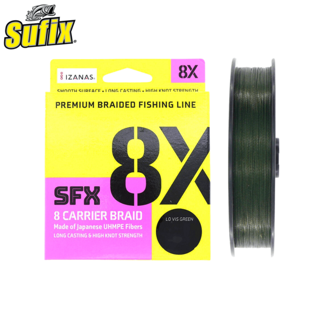 Línea Trenzada Sufix SFX 8X 270m - SIPESCA MX Línea Trenzada Sufix SFX 8X 270m - SIPESCA MX