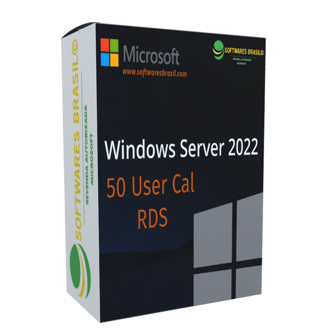 Pacote 50 User CALs Windows Server 2022 - Licença Vitalícia Pacote 50 User CALs Windows Server 2022 - Licença Vitalícia