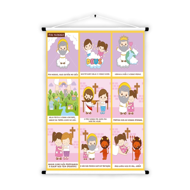 Banner De Lona Educativo Bíblico Religioso Catequese Oração Pai Nosso ... Banner De Lona Educativo Bíblico Religioso Catequese Oração Pai Nosso ...