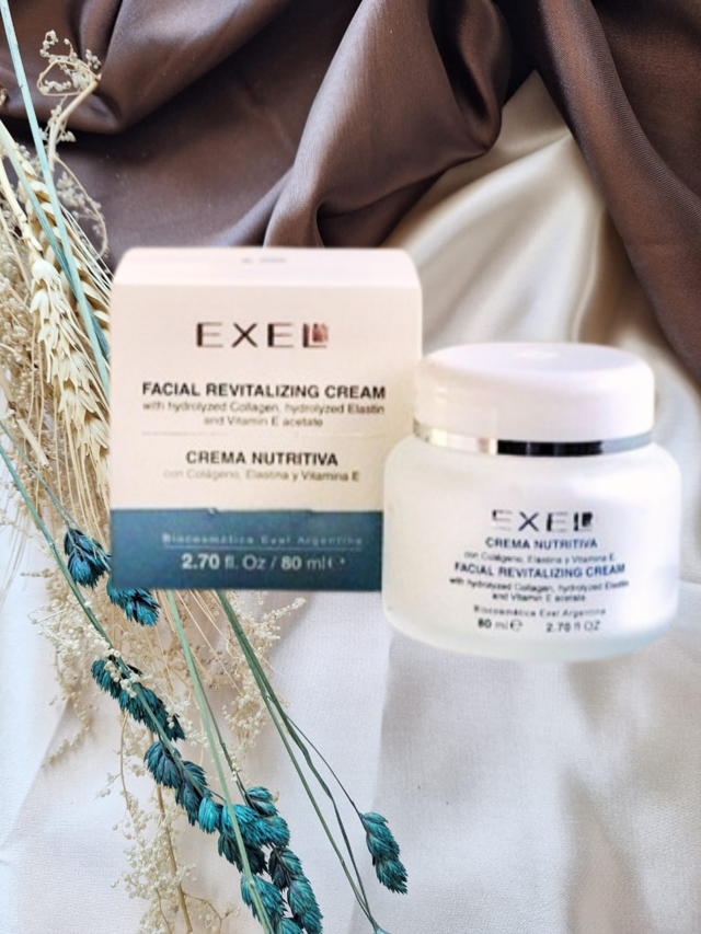 Crema nutritiva con Colágeno, Elastina y Vitamina E - Exel Crema nutritiva con Colágeno, Elastina y Vitamina E - Exel