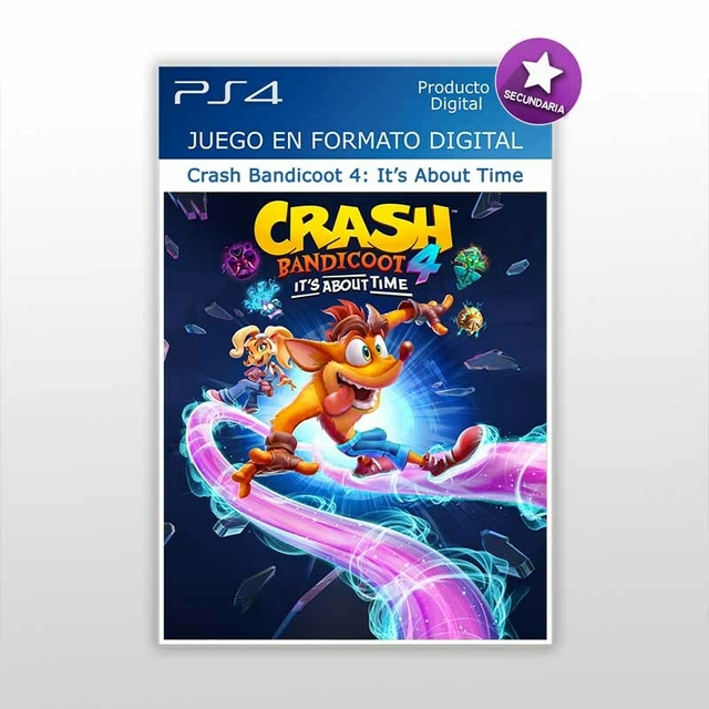 Crash Bandicoot 4 Its About Time Ps4 Digital Secundaria