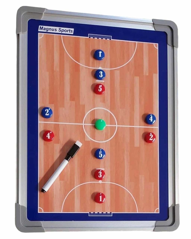 PRANCHETA TÁTICA MAGNÉTICA DUPLA FACE DE FUTSAL