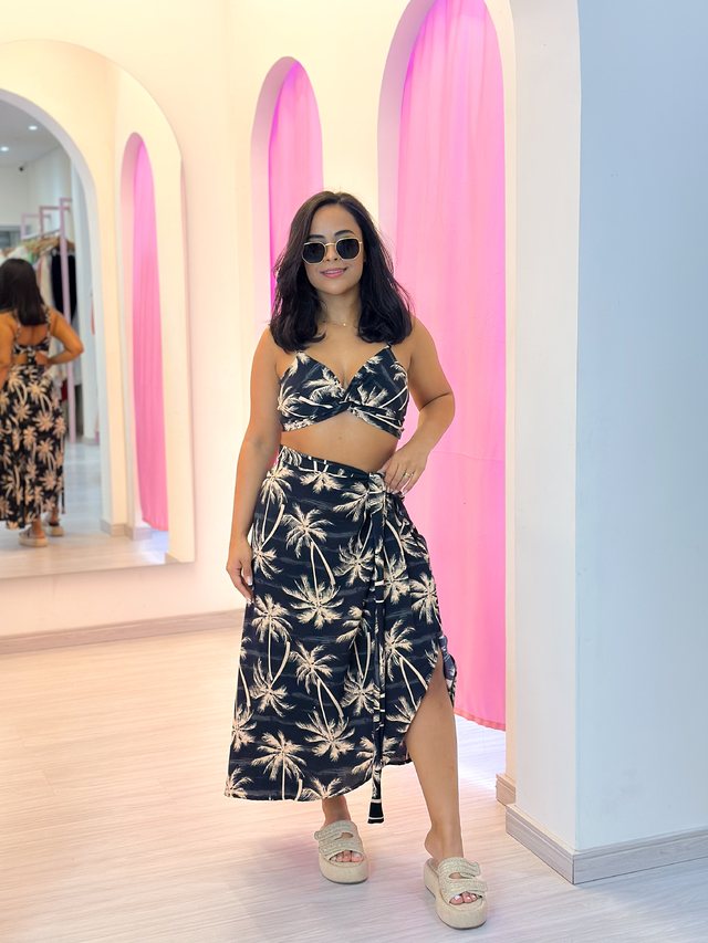 Conjunto Coqueiros - Comprar em Use saia justa