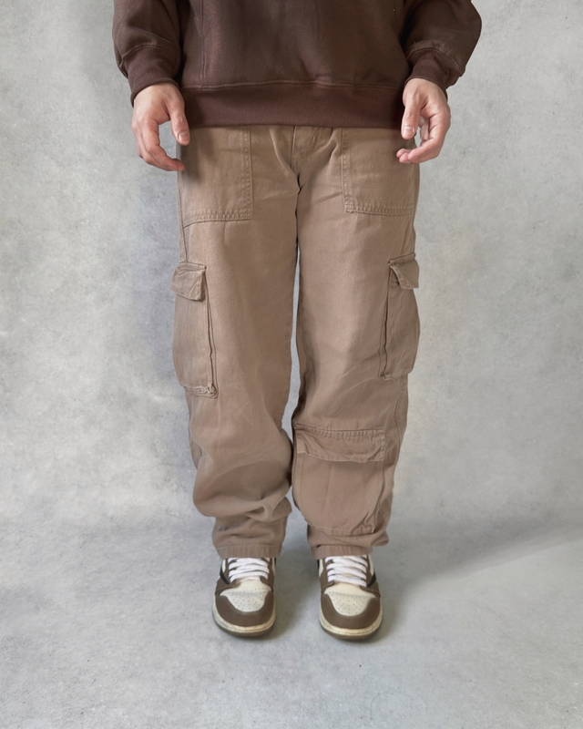 Cargo Denim Tostado - Comprar en Tica Clothes