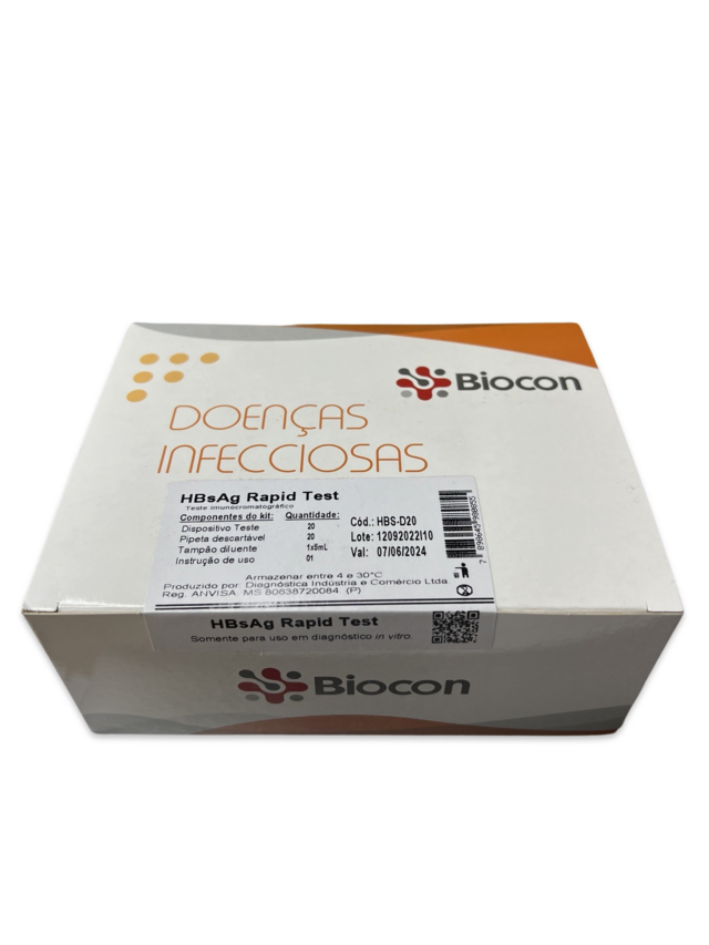 TESTE RÁPIDO HBSAG C/20und - BIOCON TESTE RÁPIDO HBSAG C/20und - BIOCON