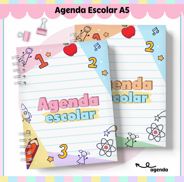 Agenda Escolar Divertida Meu Caneco Personalizados
