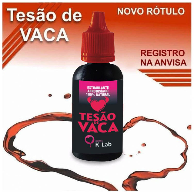 Tesão De Vaca Afrodisíaco K Lab 20ml Pimentinha Sex Shop
