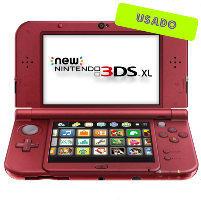 New Nintendo 3DS XL Vermelho USADO Delivery Games