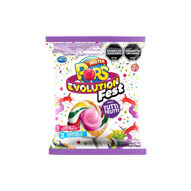 Chupetines Mister Pops Evolution Fest - Comprar en Kako