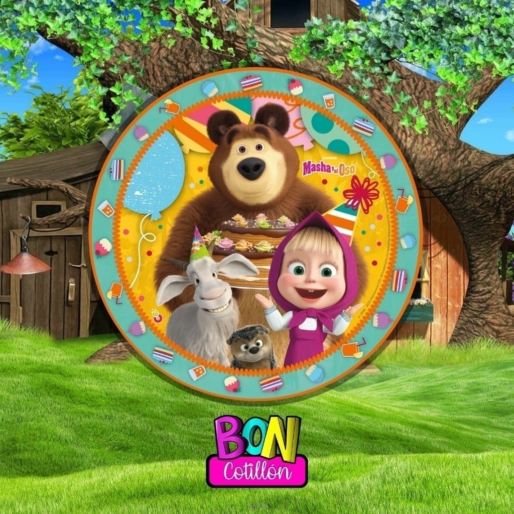 PLATO MASHA Y EL OSO X8 - BonGlamour/ Bonfest PLATO MASHA Y EL OSO X8 - BonGlamour/ Bonfest