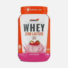 WHEY ZERO LACTOSE 900G MORANGO - NEW MILLEN