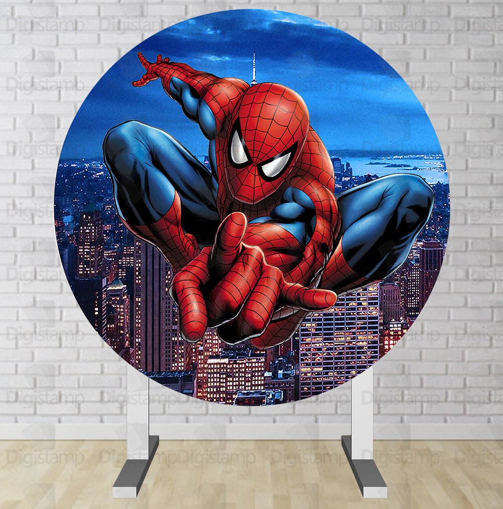 Painel Redondo Homem Aranha PNR161 Painel Redondo Homem Aranha PNR161