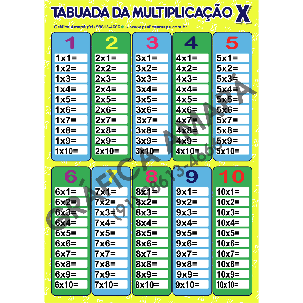 Tabuada sem o resultado para completar𤤠Conheça a emoção das apostas ... Tabuada sem o resultado para completar𤤠Conheça a emoção das apostas ...