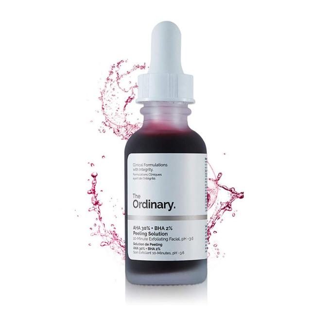 AHA 30% + BHA 2% Peeling Solution The Ordinary
