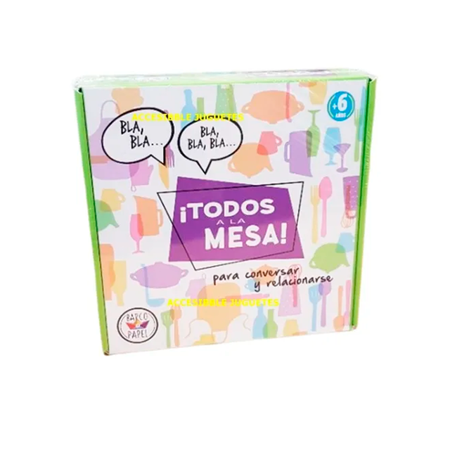 Todos A La Mesa Juego Para Conversar Emociones Autoexpresion