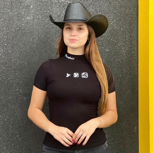 BLUSINHA THANKFIELD GOLA ALTA PRETO - 01189