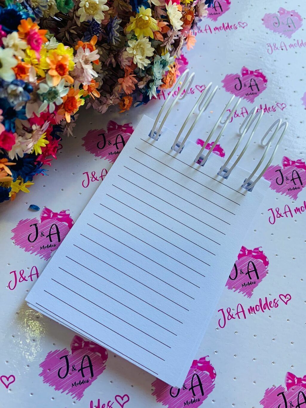 Miolo Bloco A7 Linhas junto com o Wire-o