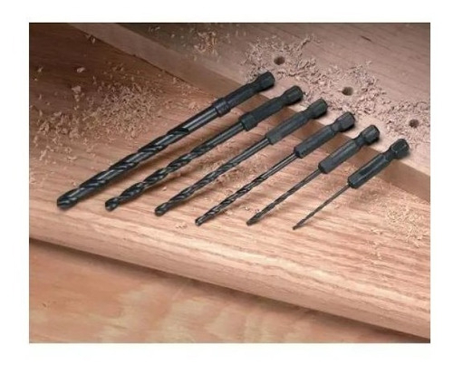 Kit De Brocas Zanco Hexagonal 1 4 6 Piezas Dewalt Dw2551