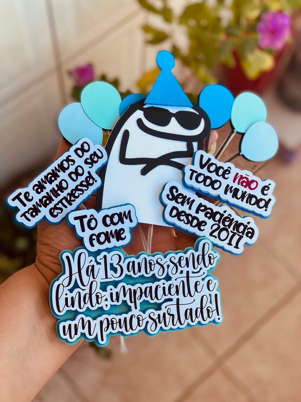 Arquivo de Corte Topo de Bolo Flork To Com Fome