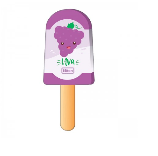 Borracha Picolé com cheirinho Frutas - Tilibra Borracha Picolé com cheirinho Frutas - Tilibra