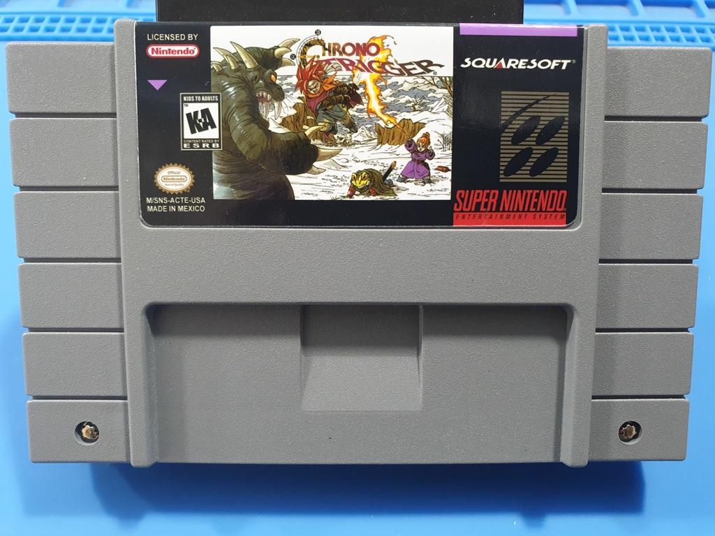 cartucho de snes chrono trigger em portugues