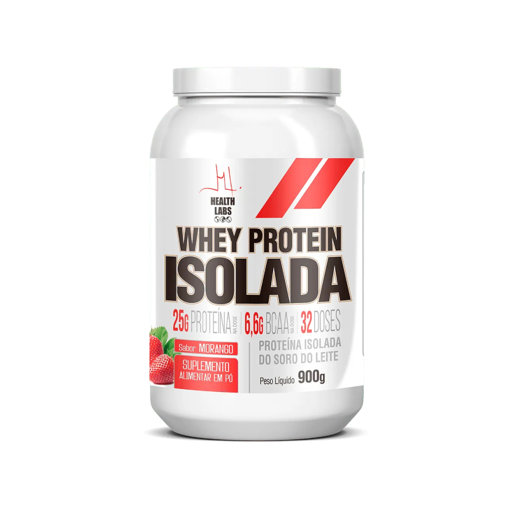 Whey Isolada Health Labs 900g Morango