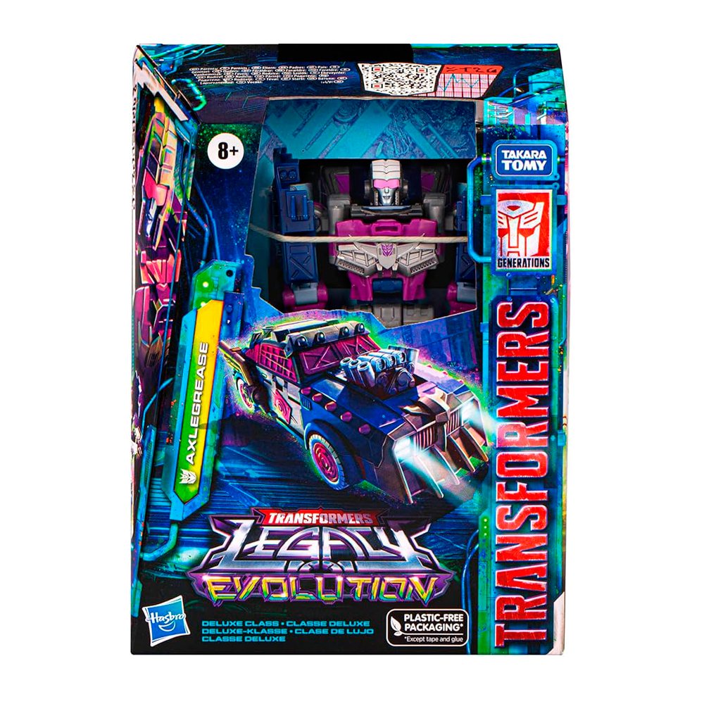 Boneco Transformers Decepticon Axlegrease escala Deluxe Legacy Evolution Hasbro