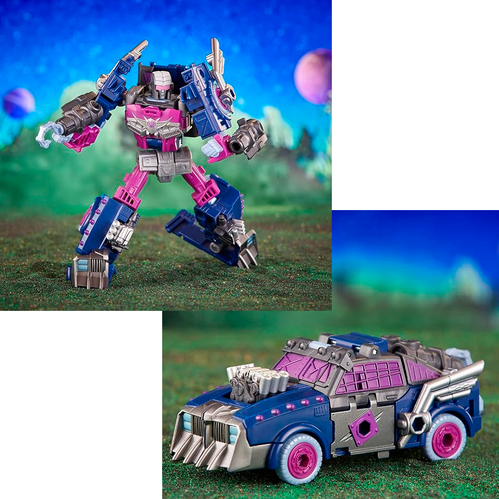 Boneco Transformers Decepticon Axlegrease escala Deluxe Legacy Evolution Hasbro