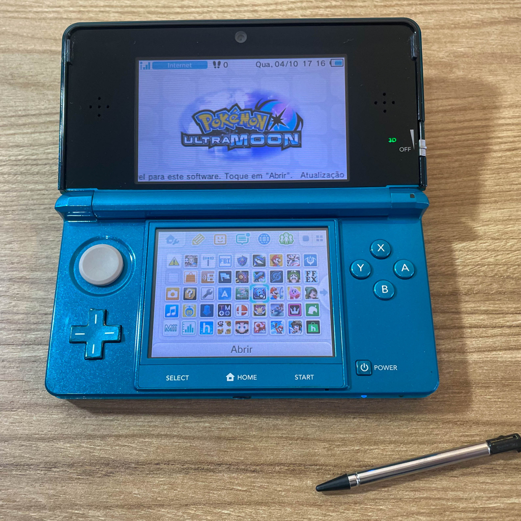 Nintendo 3DS Desbloqueado Jogue em 3D Sem Oculos