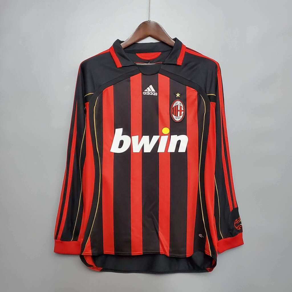 Ac milan retro shirt store