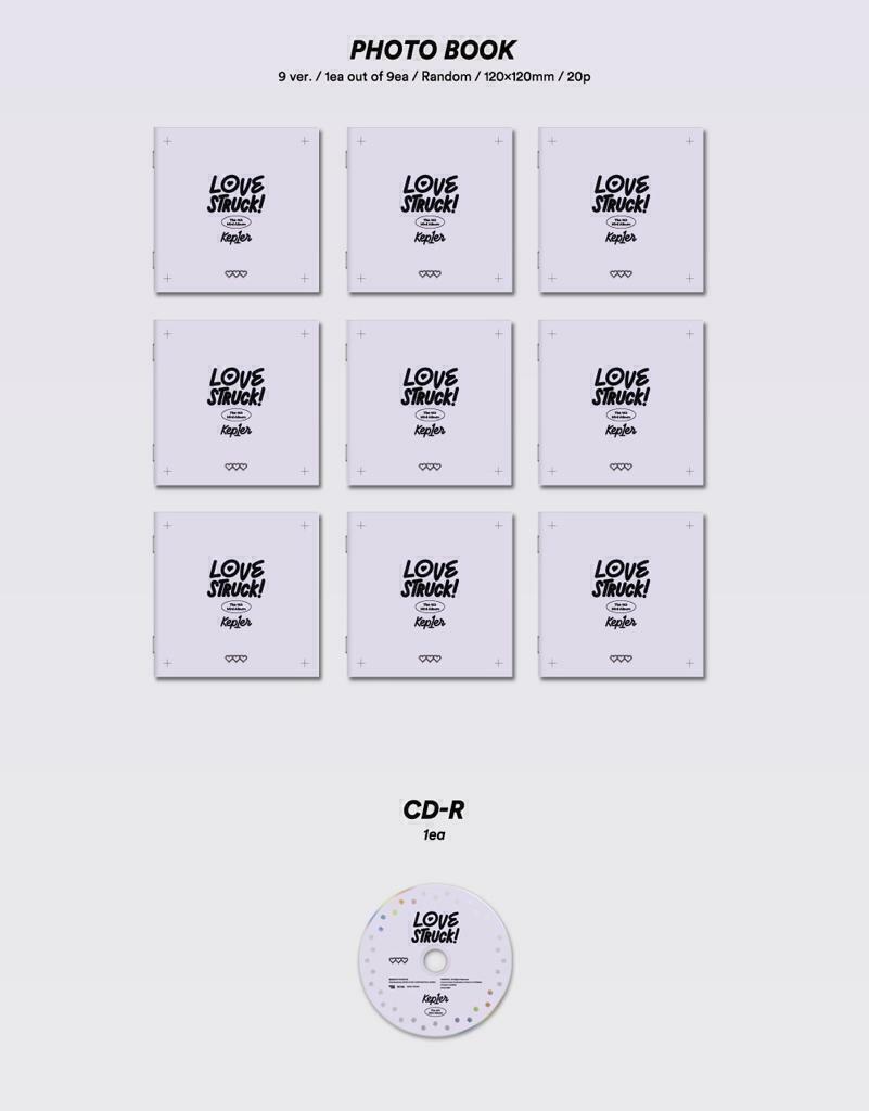 Kep1er The 4th Mini Album LOVESTRUCK Digipack Ver.