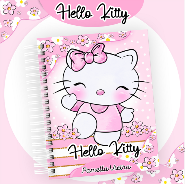 Agenda 2024 - Hello Kitty - Atelier Sonho de Artesanato
