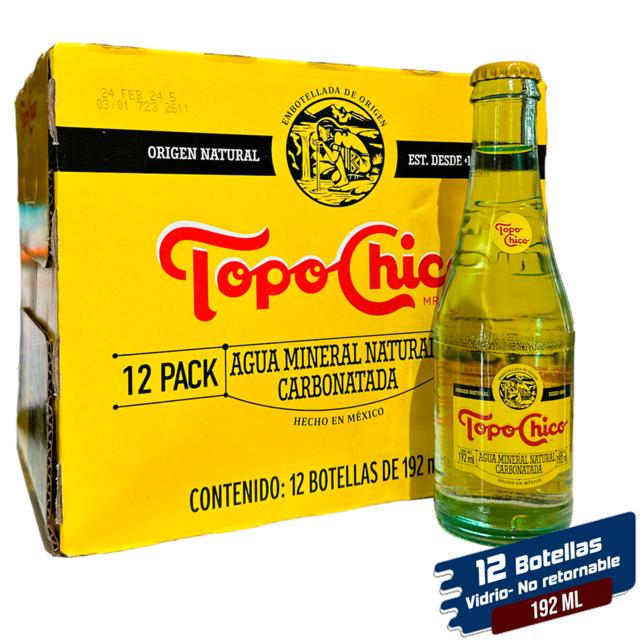 Topo Chico 12 pack - 192 ml - Comprar en Beer Parade