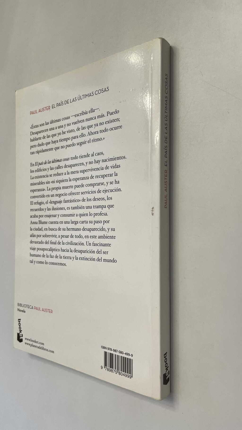 El País De Las últimas Cosas Paul Auster