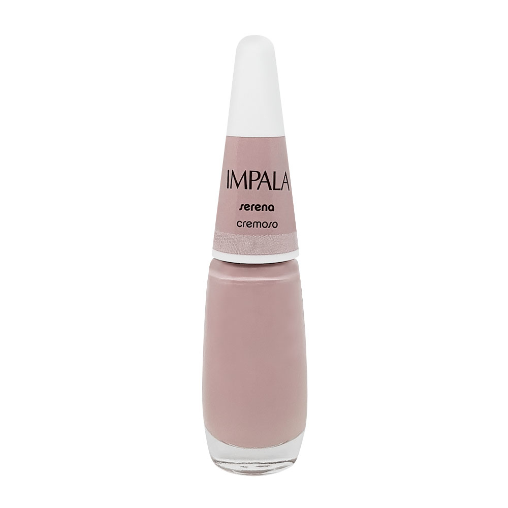 Esmalte Impala A cor da Moda Serena cor Nude rosado cremoso Esmalte Impala A cor da Moda Serena cor Nude rosado cremoso