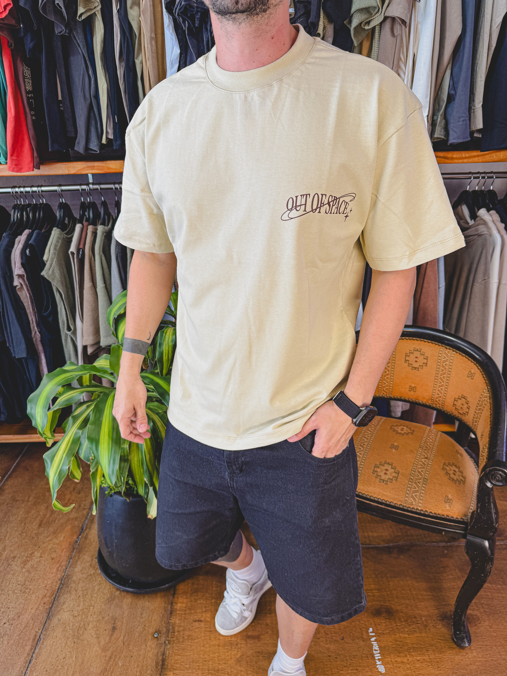 Remera Space beige - Comprar en Maverick urban wear